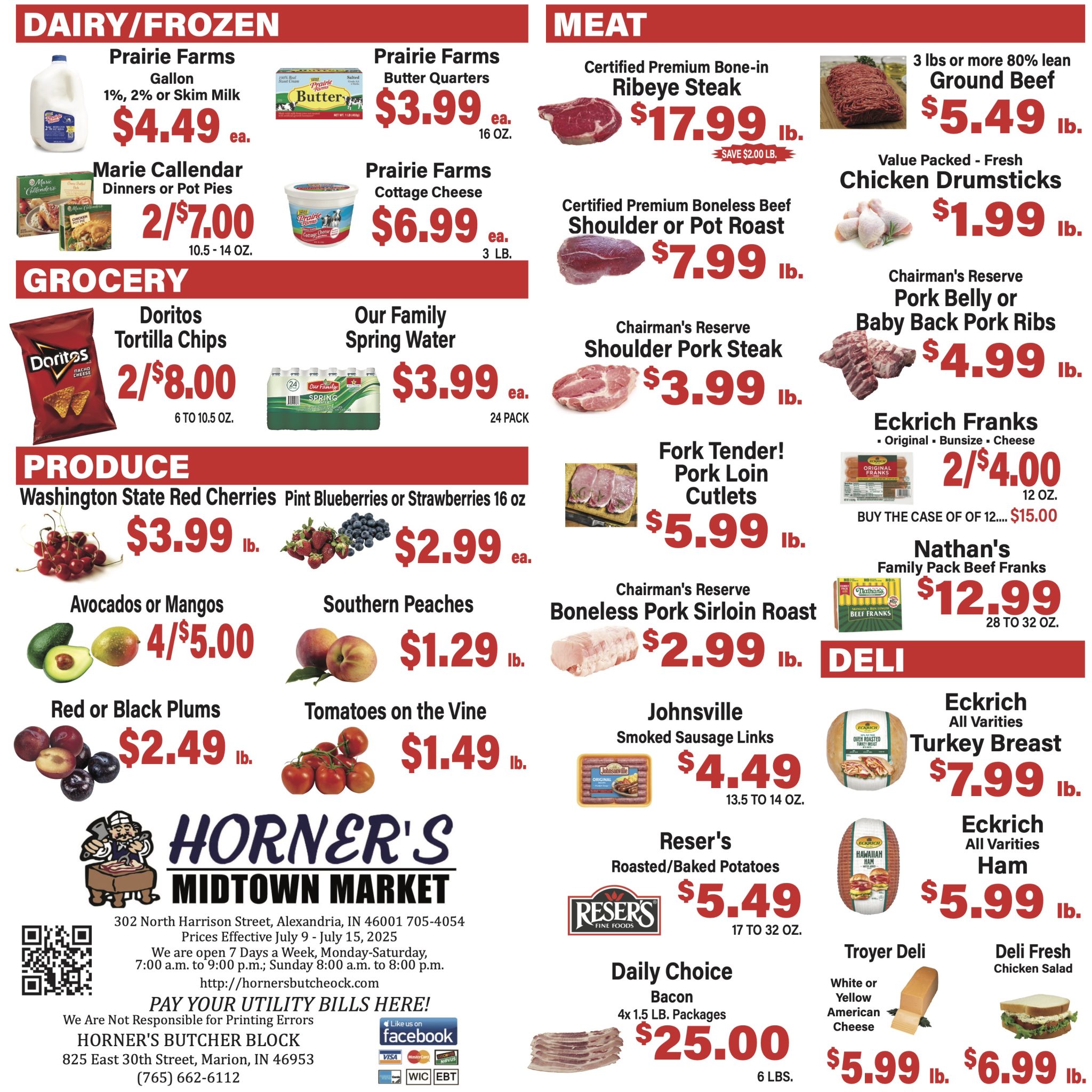 WeeklyAd - Horner's Butcher Block
